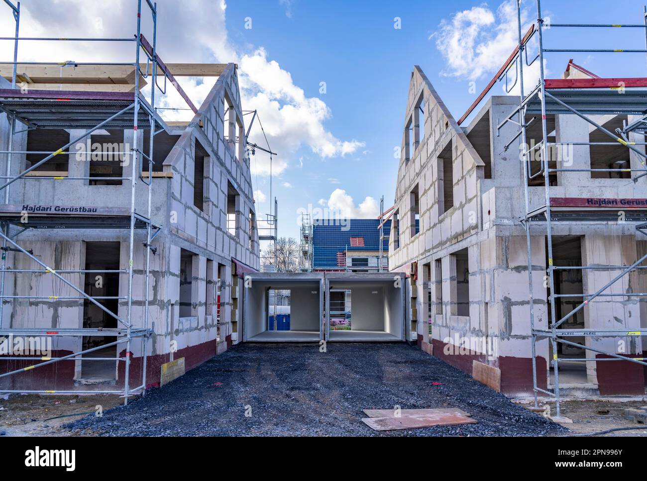 New development district, around 140 detached and semi-detached houses ...