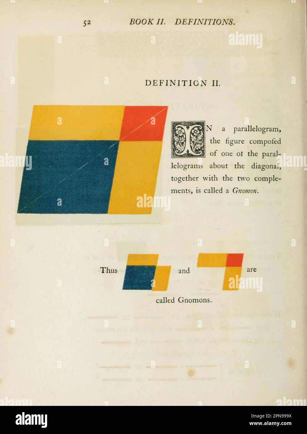 The first six books of the Elements of Euclid Stock Photo - Alamy