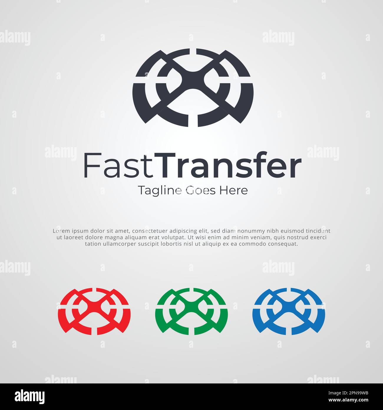 Fast Transfer Company Logo Design Template Stock Vector Image & Art - Alamy