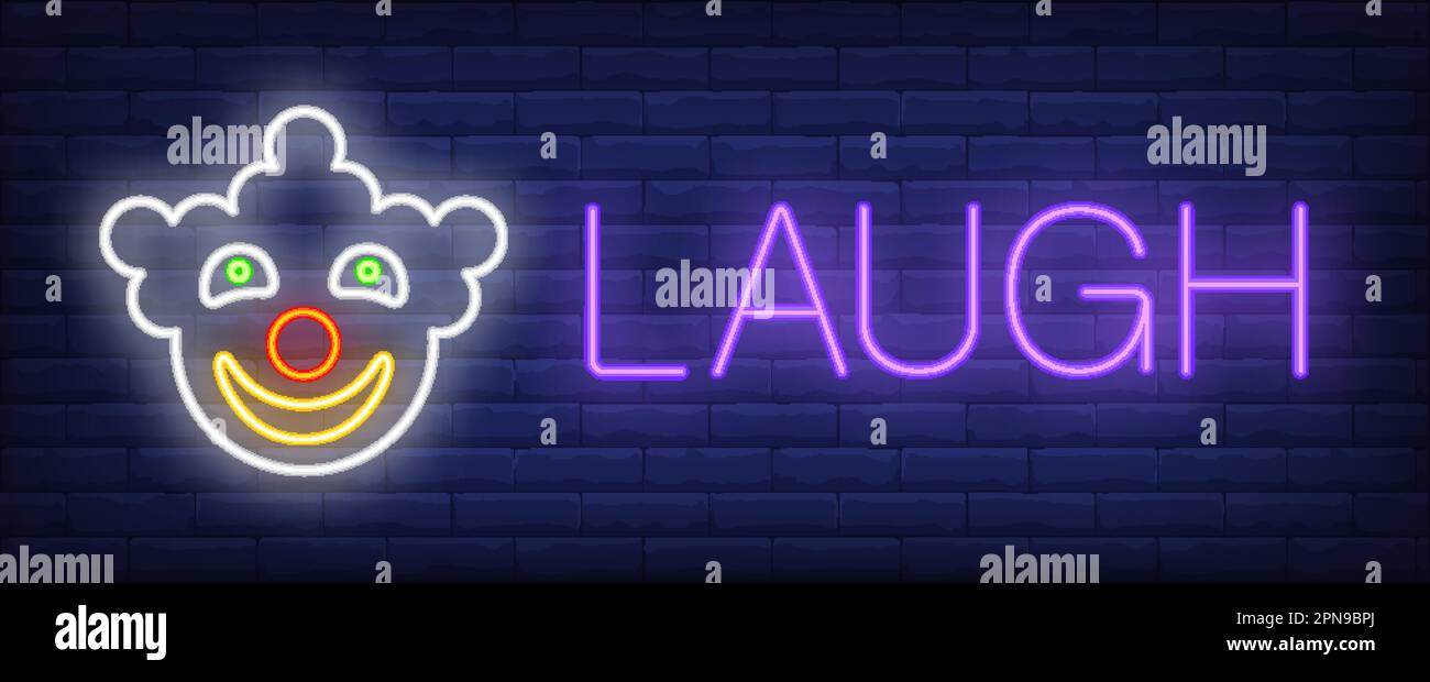 Laugh clown Stock Vector Images - Alamy