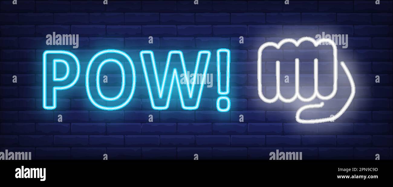 Pow logo Stock Vector Images - Alamy