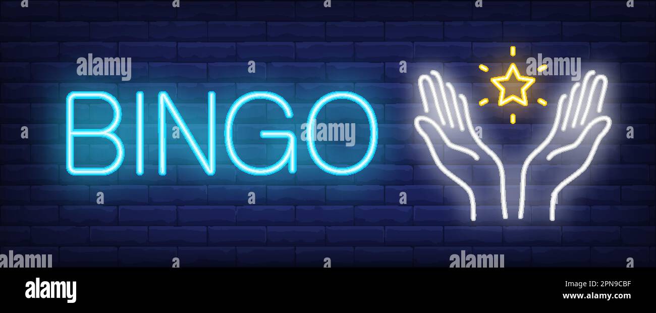 Bingo neon sign Stock Vector Image & Art - Alamy