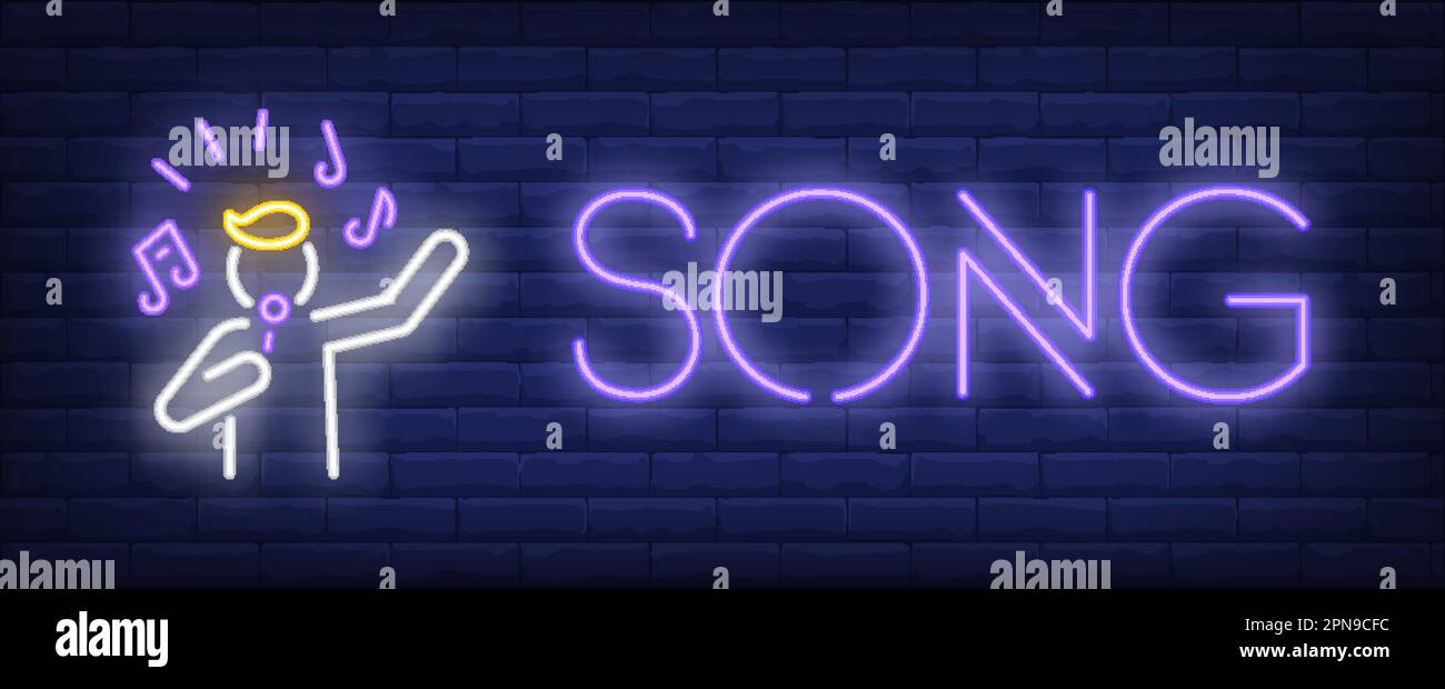 Karaoke neon signage hi-res stock photography and images - Alamy