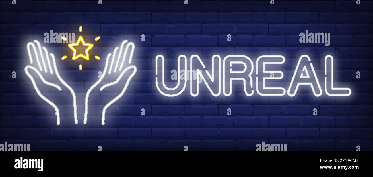 Unreal glow Stock Vector Images - Alamy