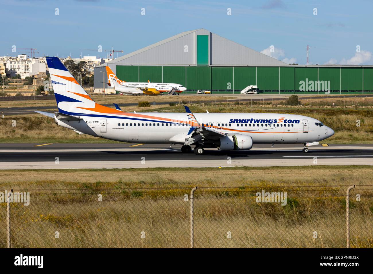 Smart Wings Boeing 737-86N (REG: OK-TVV) operating Air Malt flight ...