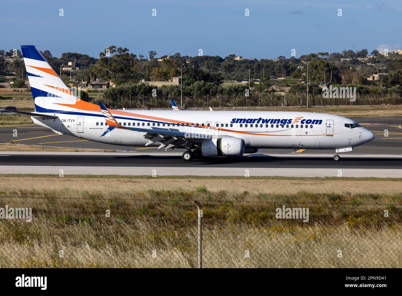 Smart Wings Boeing 737-86N (REG: OK-TVV) operating Air Malt flight ...