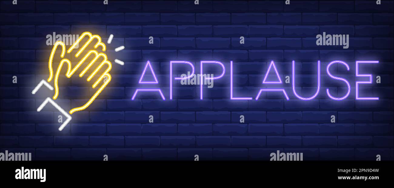 Billboard clapping applause hi-res stock photography and images - Alamy