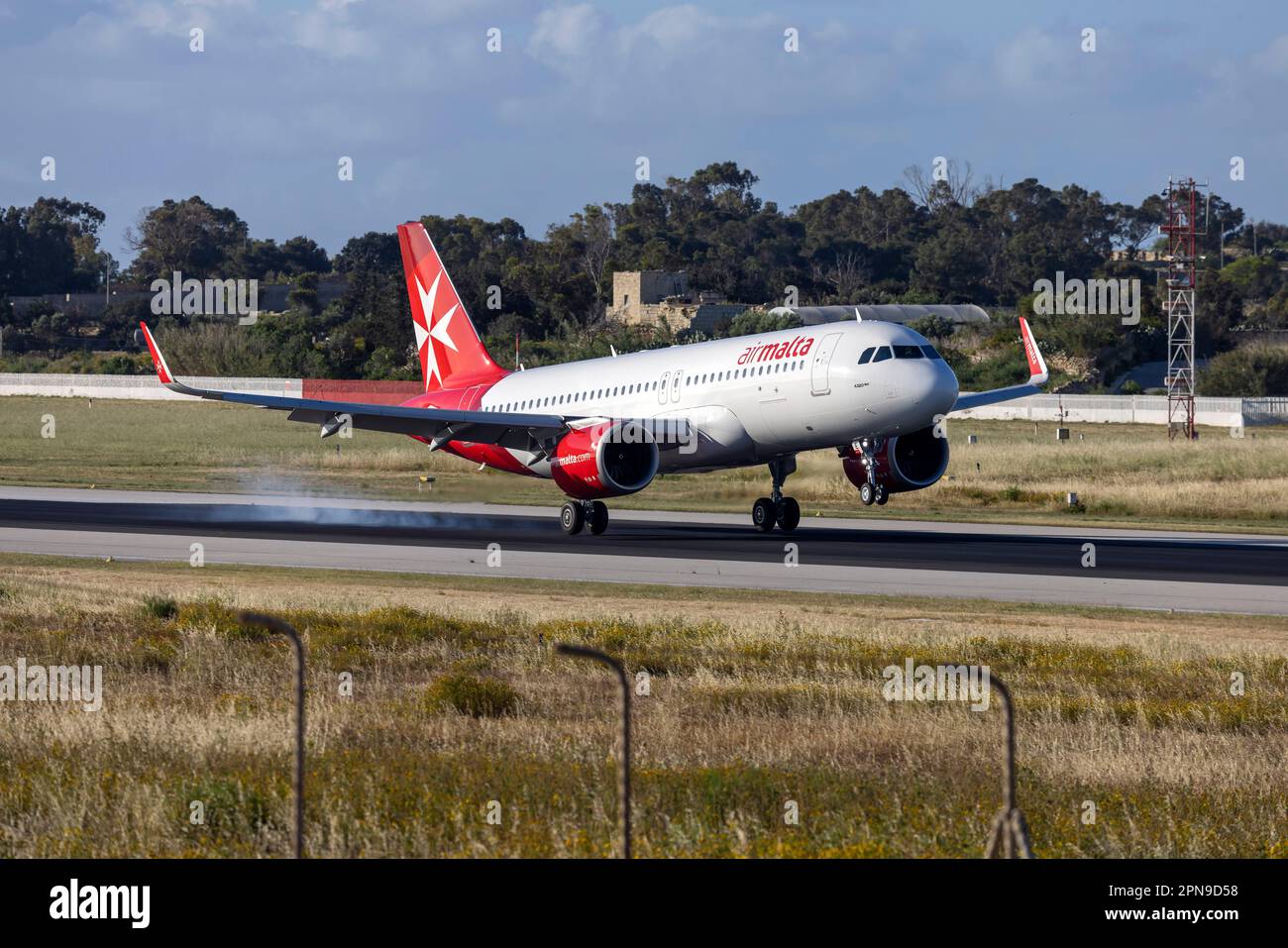 Air Malta Airbus A320-251N (Reg: 9H-NEE) in updated colour scheme ...