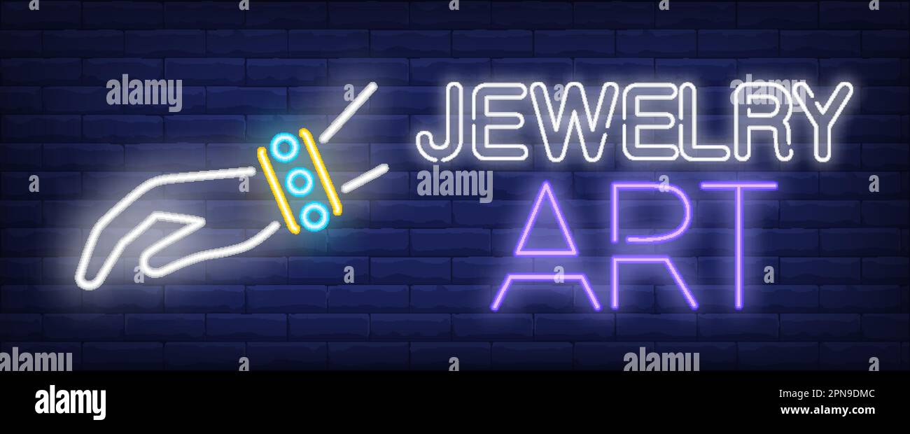 Bracelet advertisement Stock Vector Images - Alamy
