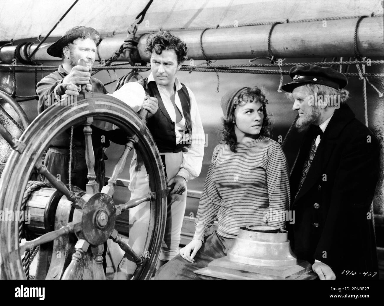 RAY MILLAND PAULETTE GODDARD and LYNNE OVERMAN in REAP THE WILD WIND ...
