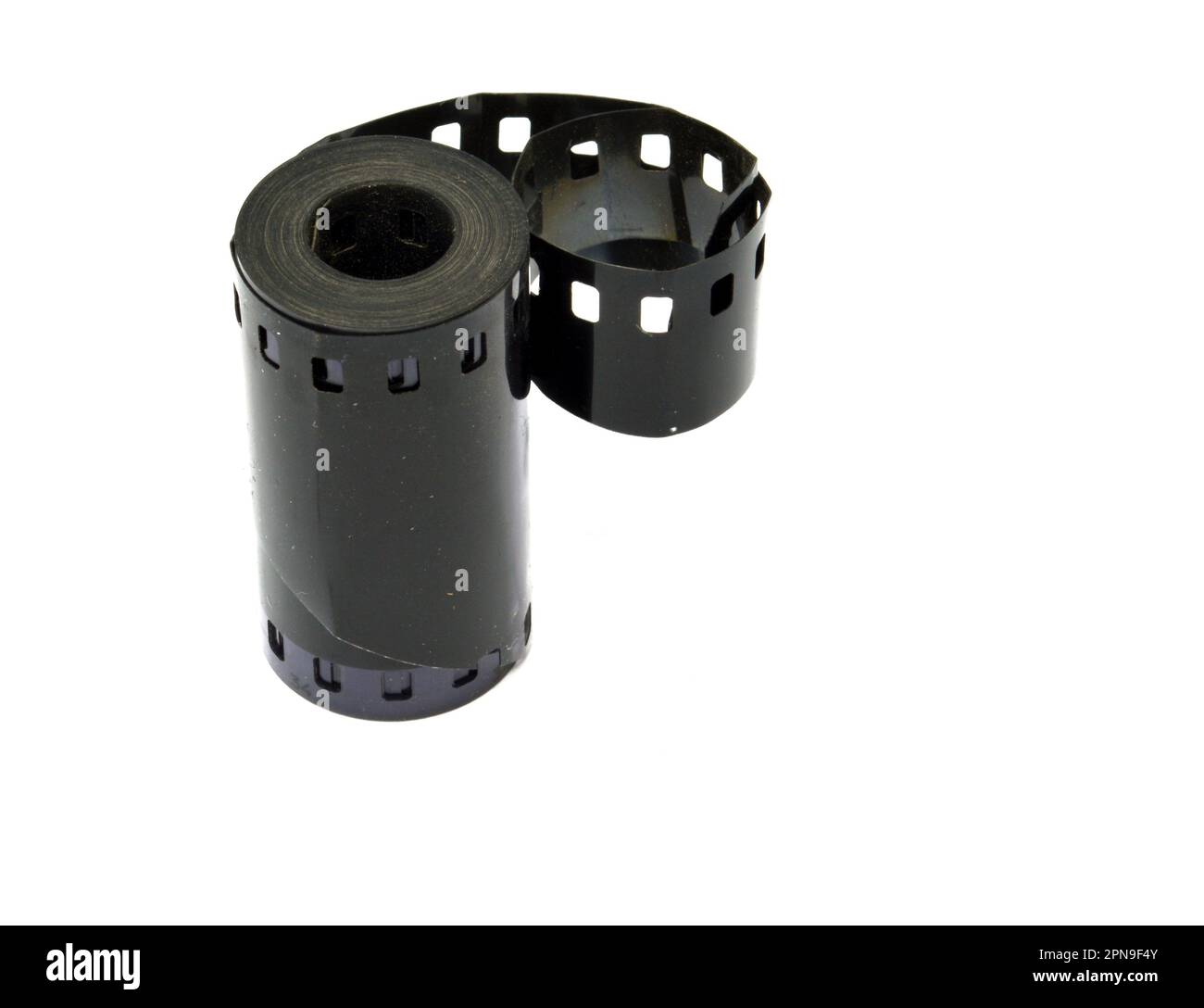 Used films for vintage camera isolated on white background Stock Photo ...