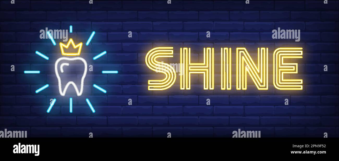 Shining tooth logo Stock Vector Images - Alamy