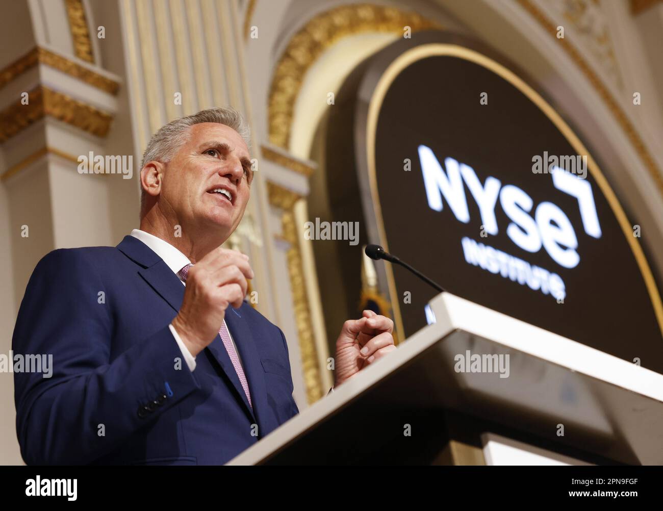 New York, United States. 17th Apr, 2023. Speaker of the House Kevin ...