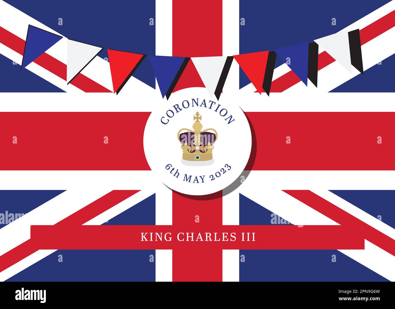 King charles iii coronation vector hi-res stock photography and images ...