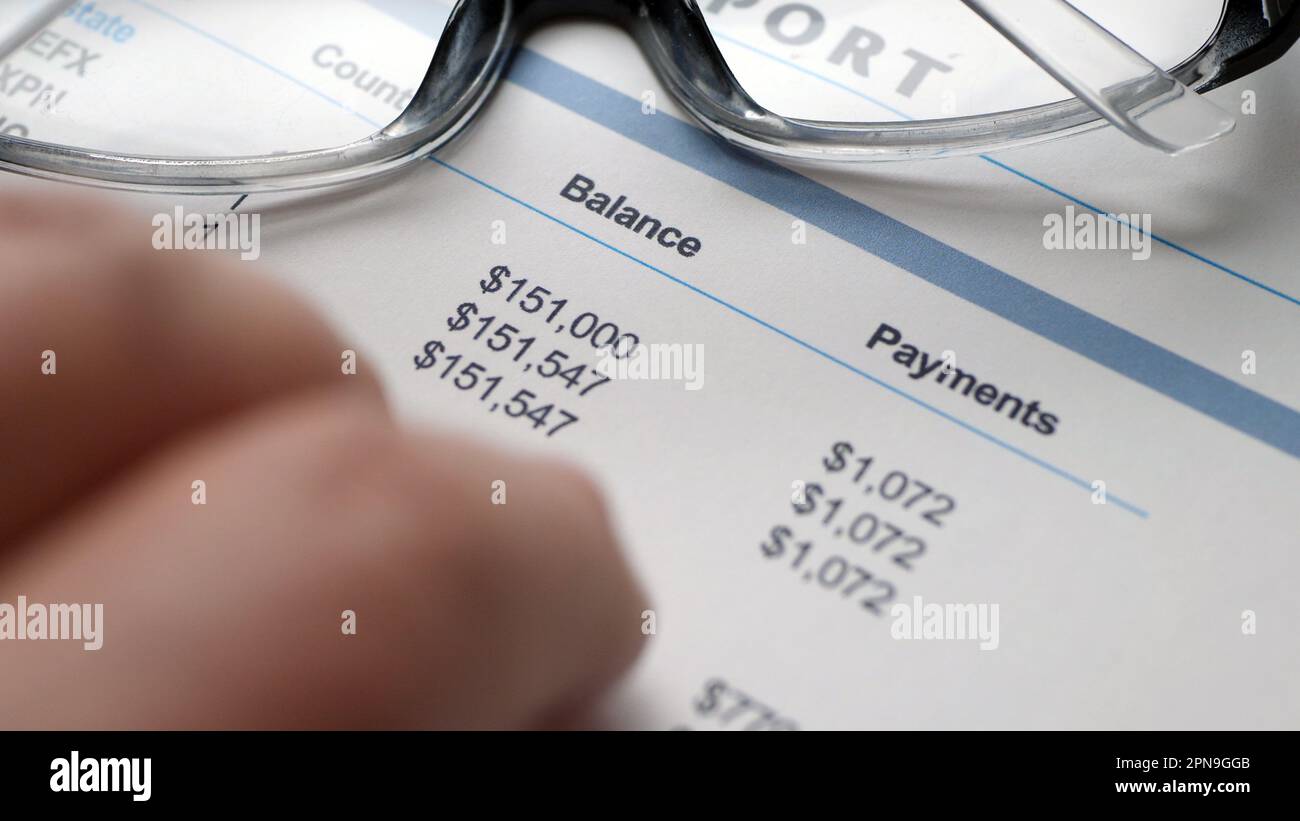 Finger tapping on financial market hi-res stock photography and images ...