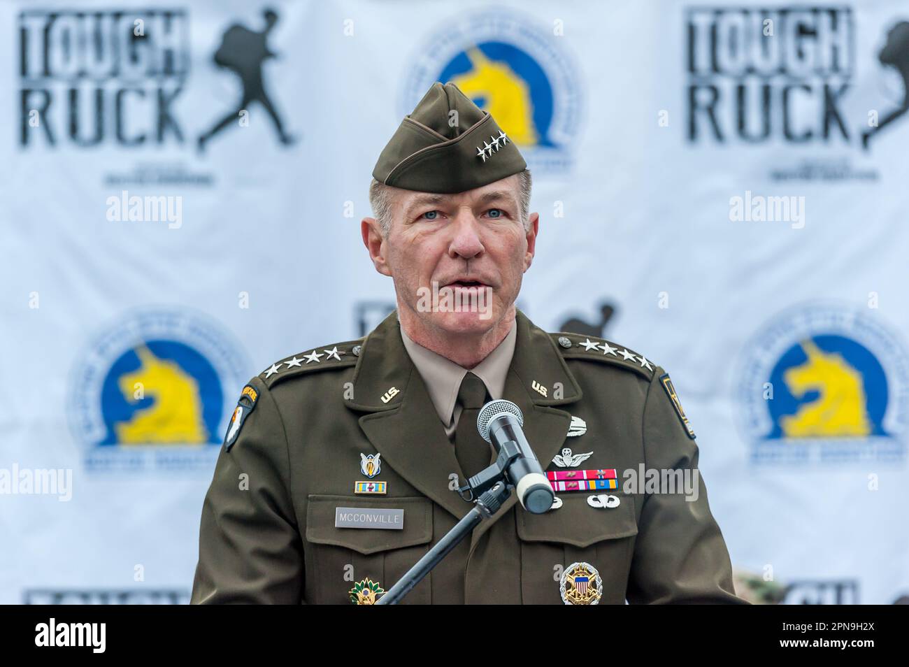 2023, April, 16th. Massachusetts. Army Chief of Staff, General ...