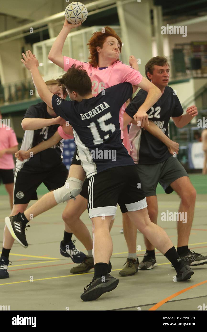 Tiffin, Ohio, USA. 14th Apr, 2023. USA Team Handball, Collegiate ...