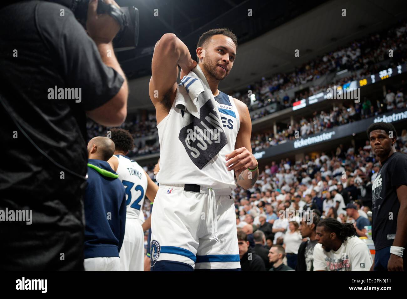 Minnesota Timberwolves forward Kyle Anderson (5) in the second half of ...