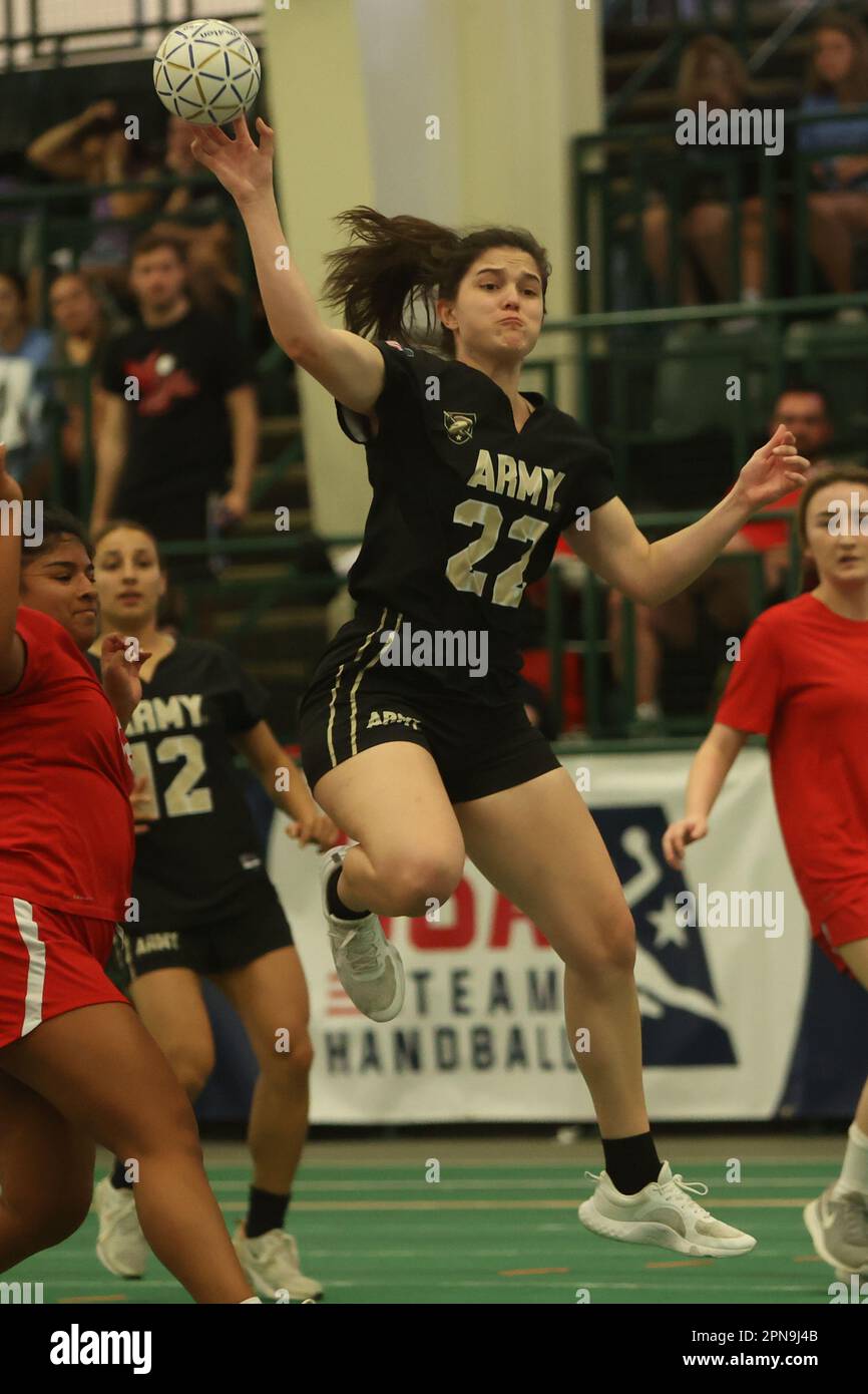 Tiffin, Ohio, USA. 14th Apr, 2023. USA Team Handball, Collegiate ...