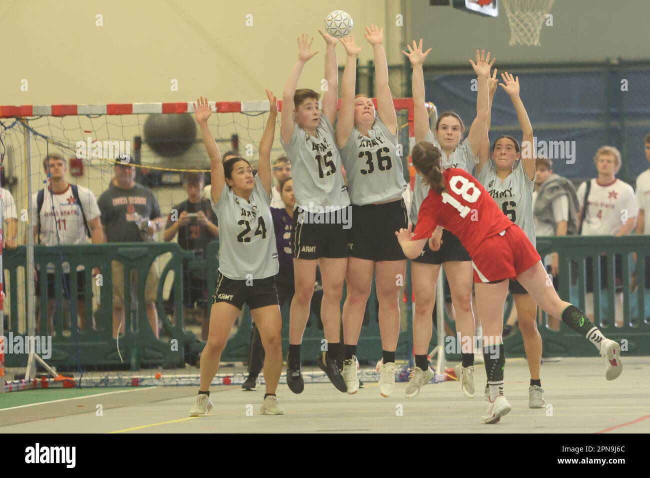 Tiffin, Ohio, USA. 15th Apr, 2023. USA Team Handball, Collegiate ...