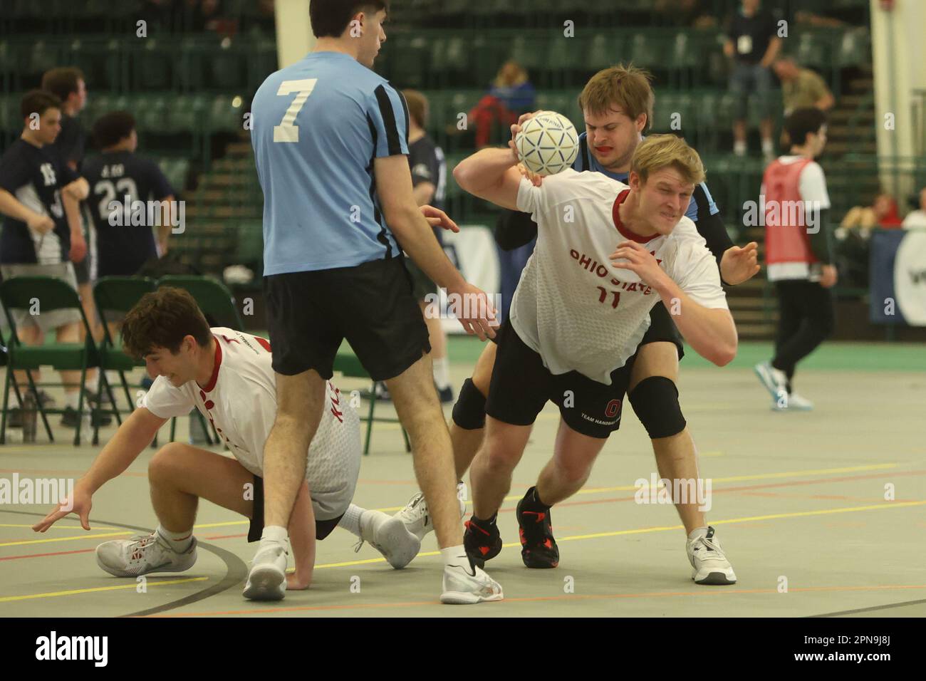 Tiffin, Ohio, USA. 15th Apr, 2023. USA Team Handball, Collegiate ...