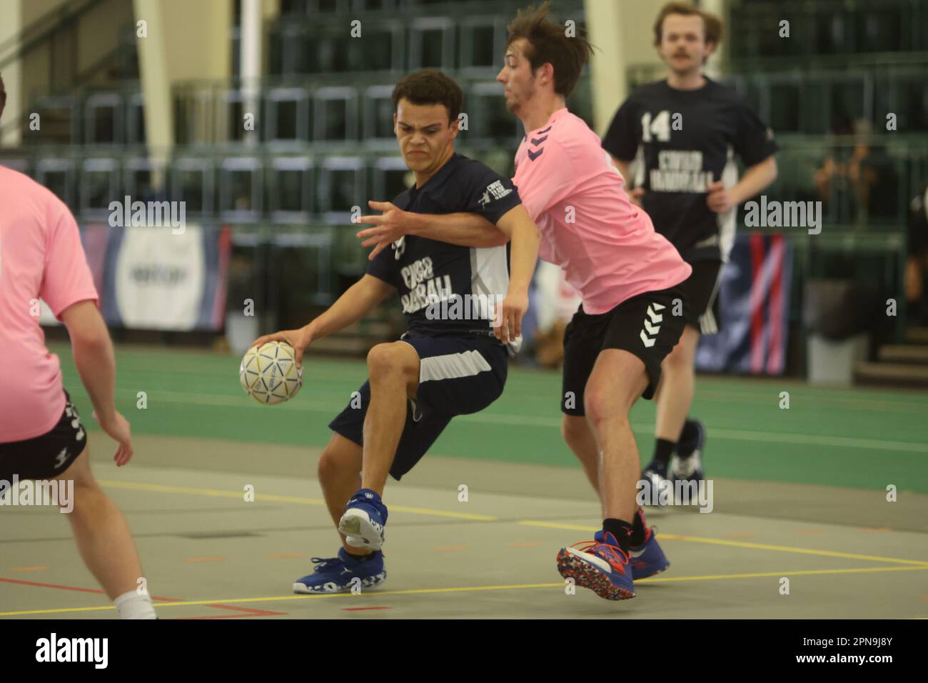Tiffin, Ohio, USA. 14th Apr, 2023. USA Team Handball, Collegiate ...