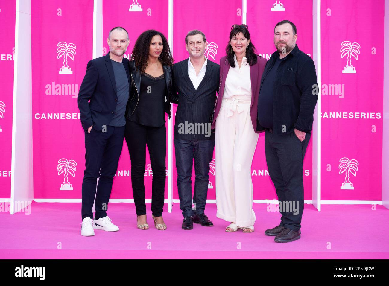 Cannes, France. 17th Apr, 2023. Camille Bovier-Lapierre, Imen Ghouali ...