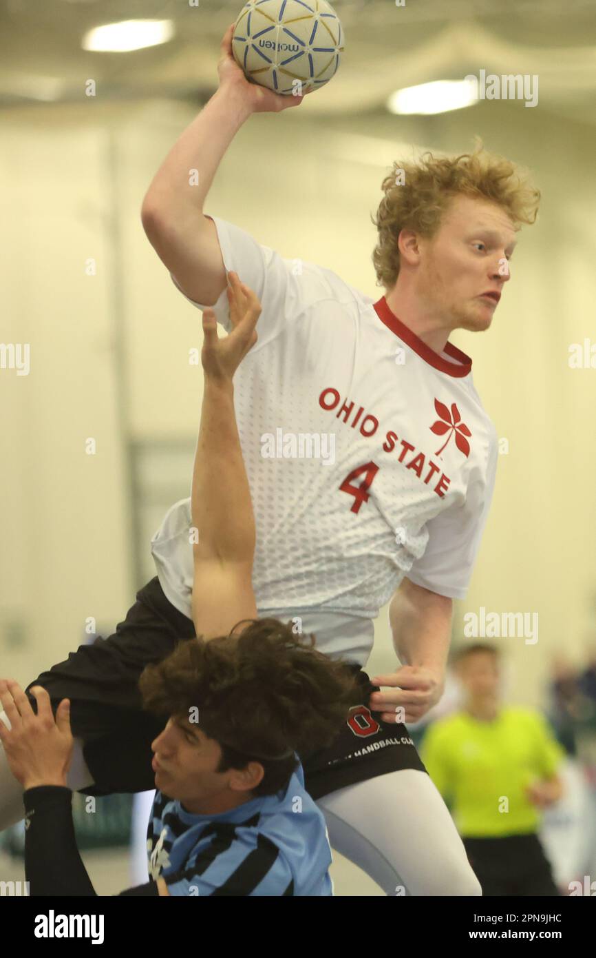 Tiffin, Ohio, USA. 15th Apr, 2023. USA Team Handball, Collegiate ...
