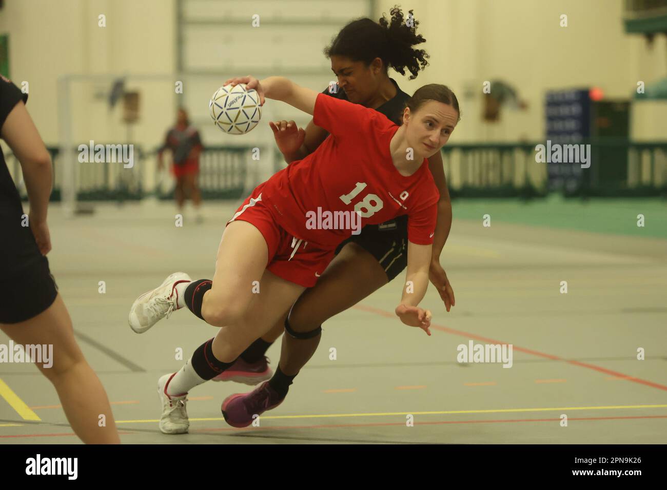 Tiffin, Ohio, USA. 14th Apr, 2023. USA Team Handball, Collegiate ...