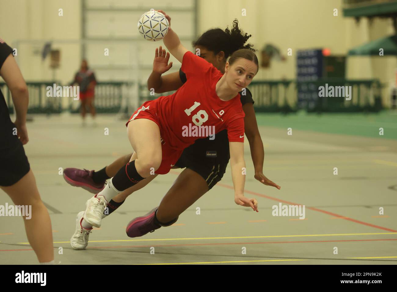 Tiffin, Ohio, USA. 14th Apr, 2023. USA Team Handball, Collegiate ...