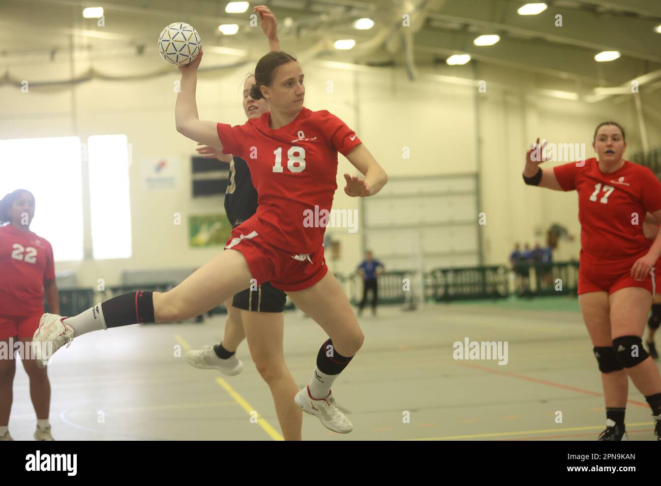 Tiffin, Ohio, USA. 14th Apr, 2023. USA Team Handball, Collegiate ...