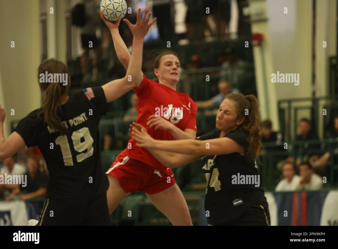 Tiffin, Ohio, USA. 14th Apr, 2023. USA Team Handball, Collegiate ...