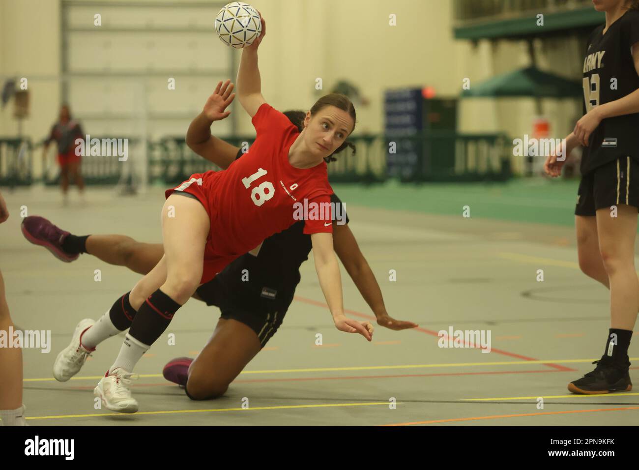 Tiffin, Ohio, USA. 14th Apr, 2023. USA Team Handball, Collegiate ...