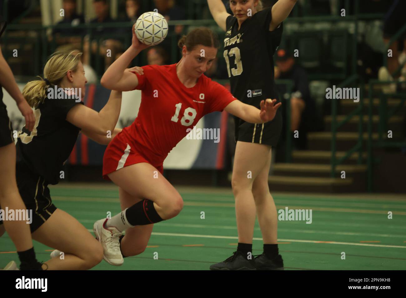 Tiffin, Ohio, USA. 14th Apr, 2023. USA Team Handball, Collegiate ...