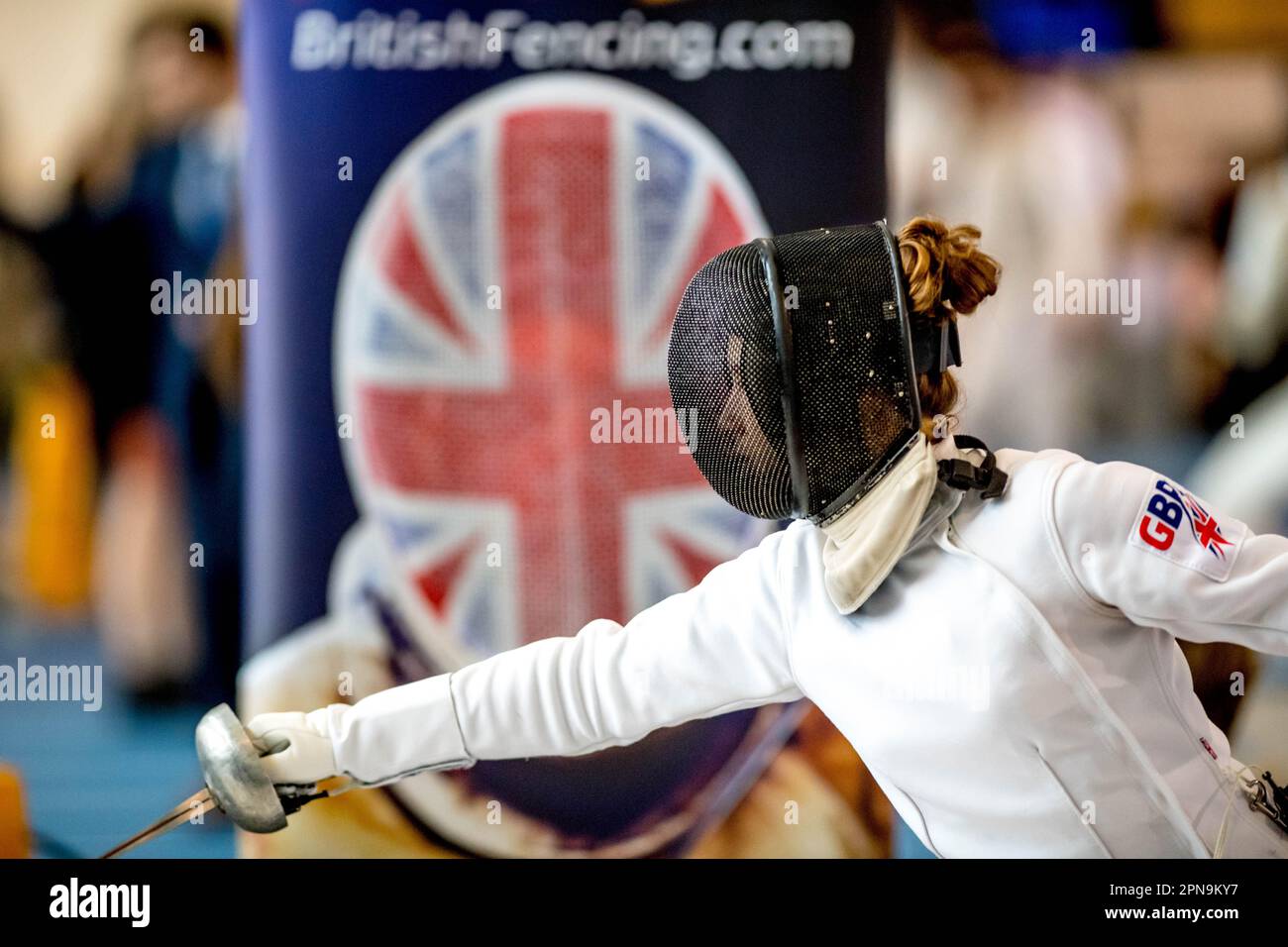 London, UK. 15th Apr, 2023. The British Senior Fencing Championships ...