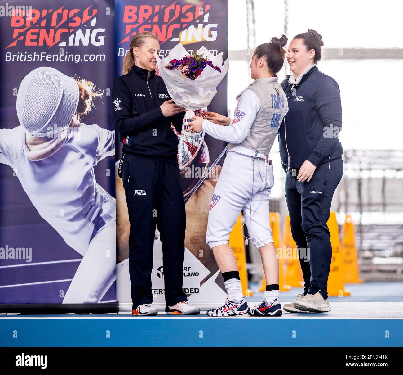 London, UK. 15th Apr, 2023. The British Senior Fencing Championships ...