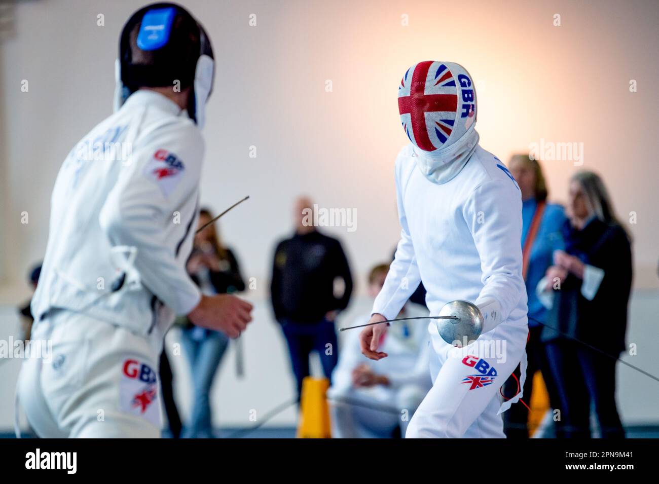 London, UK. 15th Apr, 2023. The British Senior Fencing Championships ...