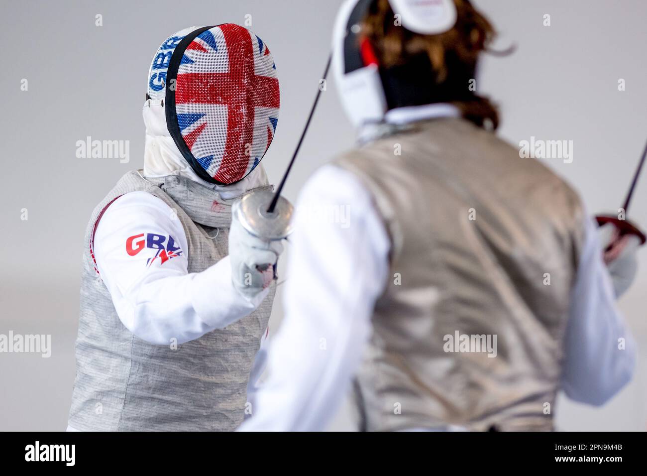 London, UK. 15th Apr, 2023. The British Senior Fencing Championships ...