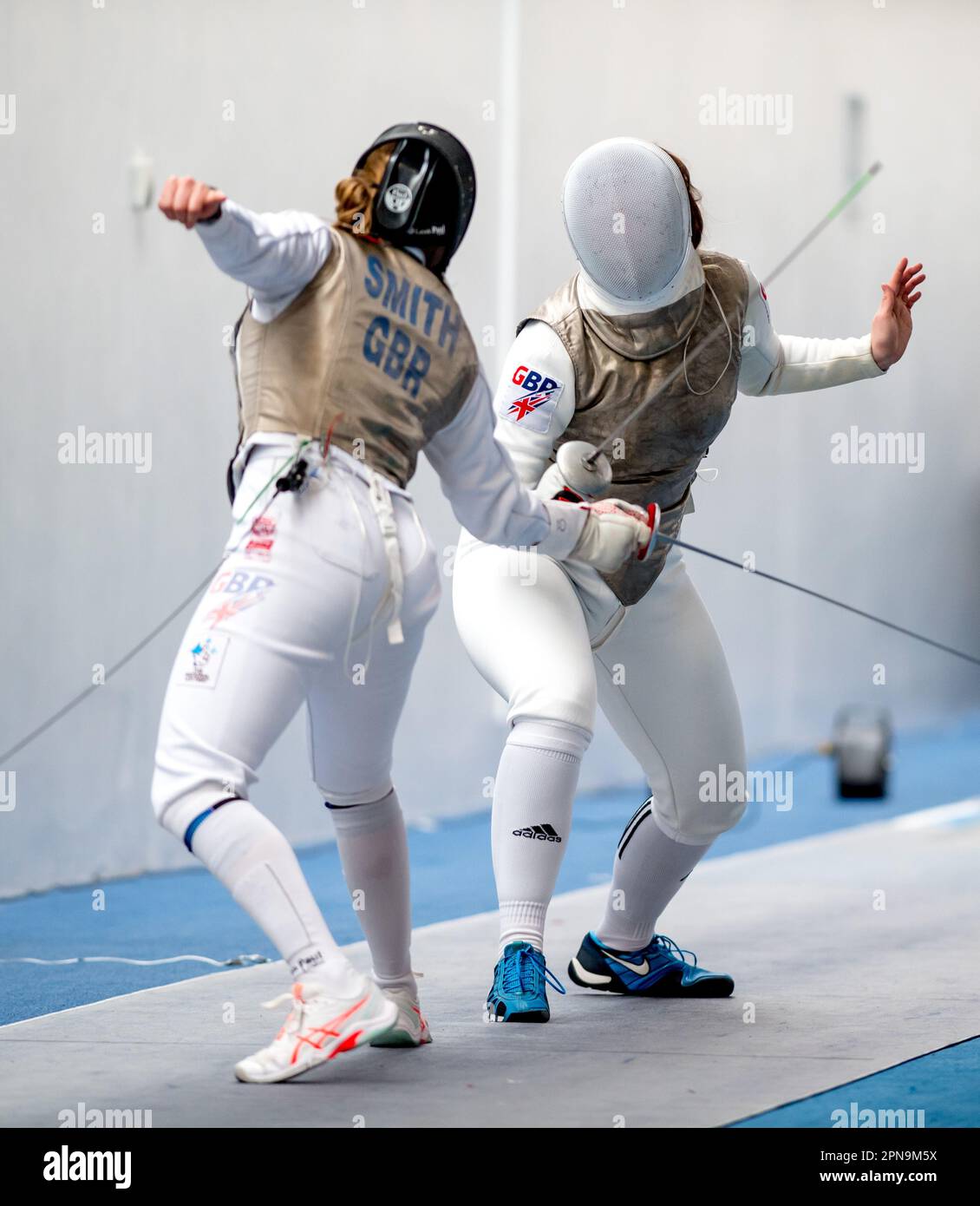 London, UK. 15th Apr, 2023. The British Senior Fencing Championships ...