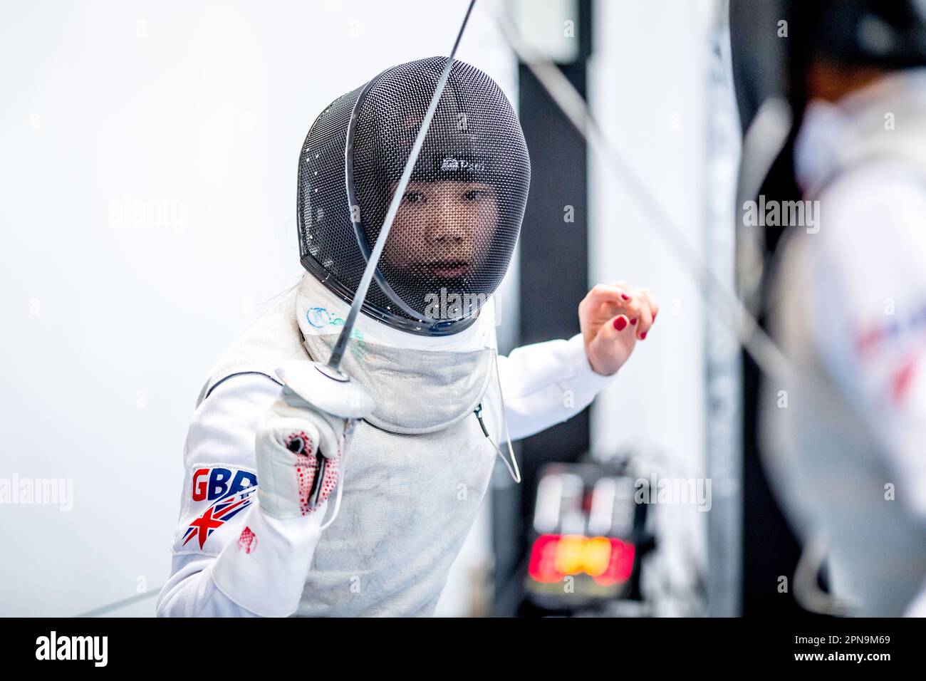 London, UK. 15th Apr, 2023. The British Senior Fencing Championships ...