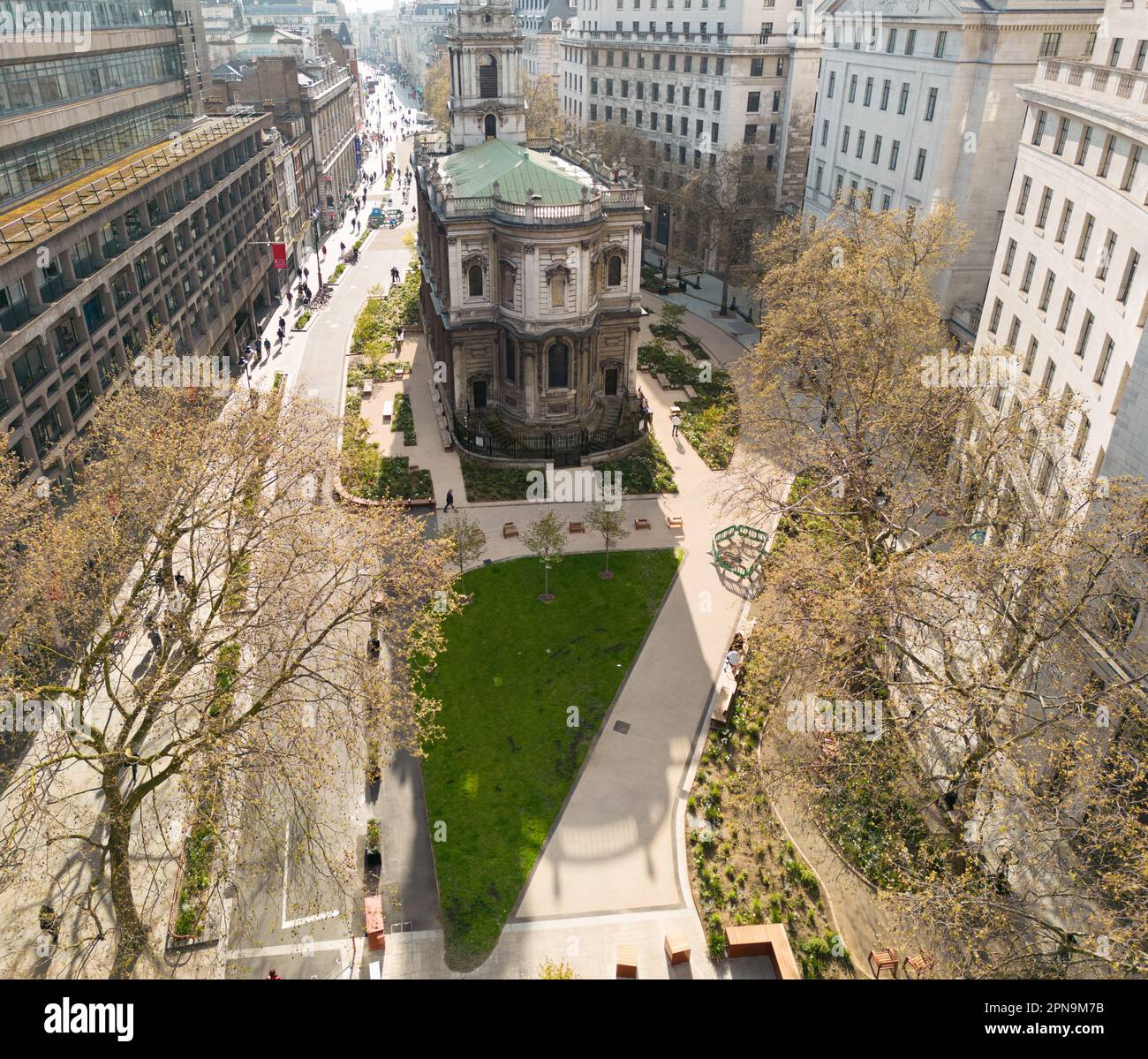 St Mary Le Strand Church, Strand Aldwych, London Northbank, City of ...