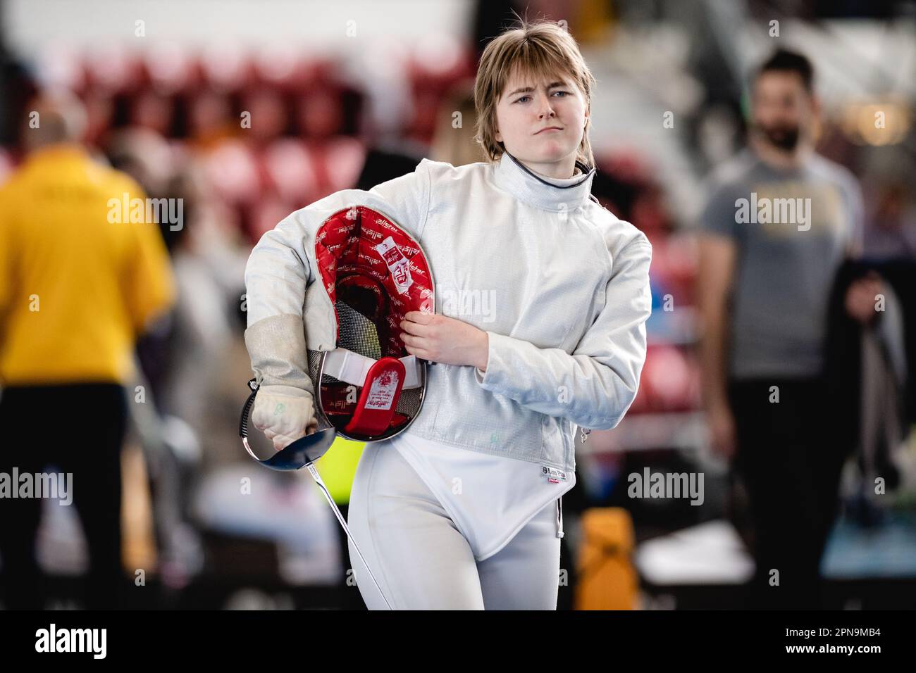 London, UK. 15th Apr, 2023. The British Senior Fencing Championships ...