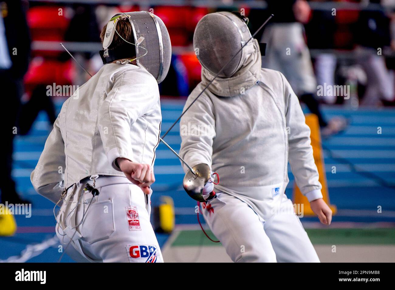 London, UK. 15th Apr, 2023. The British Senior Fencing Championships ...
