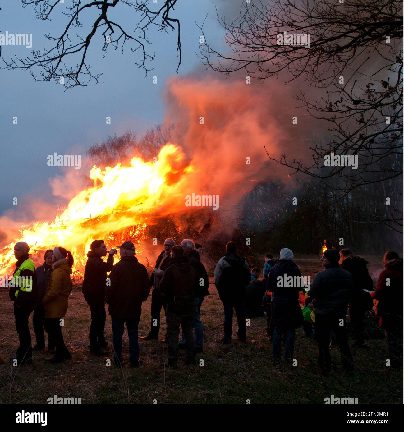 The pre-Christian tradition of bonfire during Easter celabrations and ...