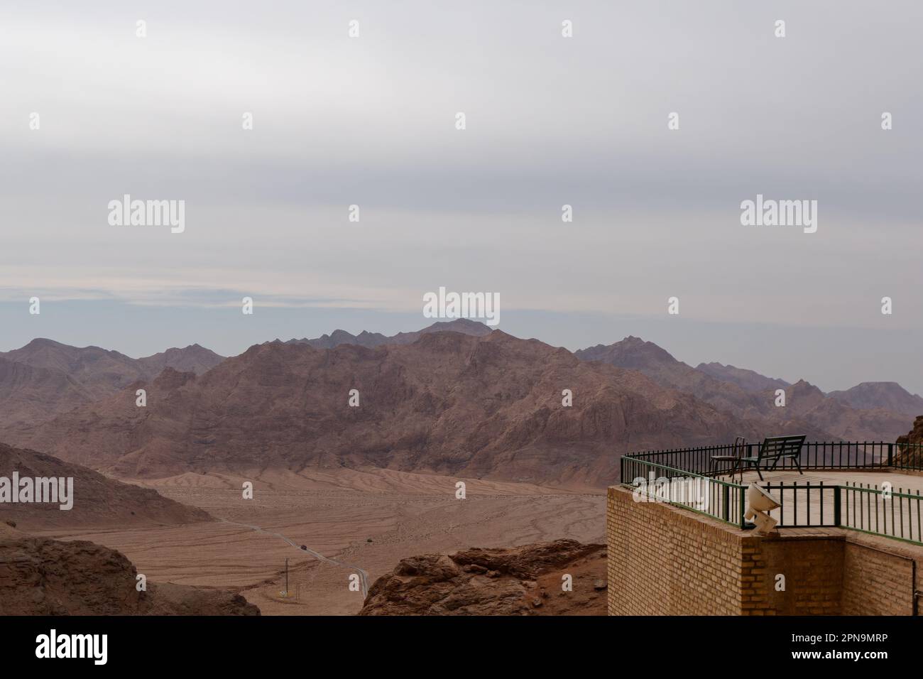 A beautiful view of the Zoroastrian fire temple Chak Chak in Yazd ...