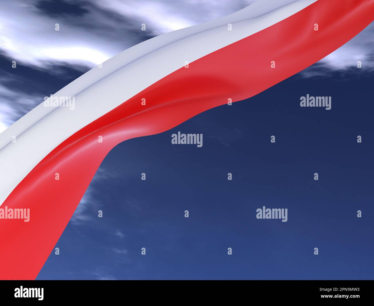 Wavy polish flag hi-res stock photography and images - Alamy