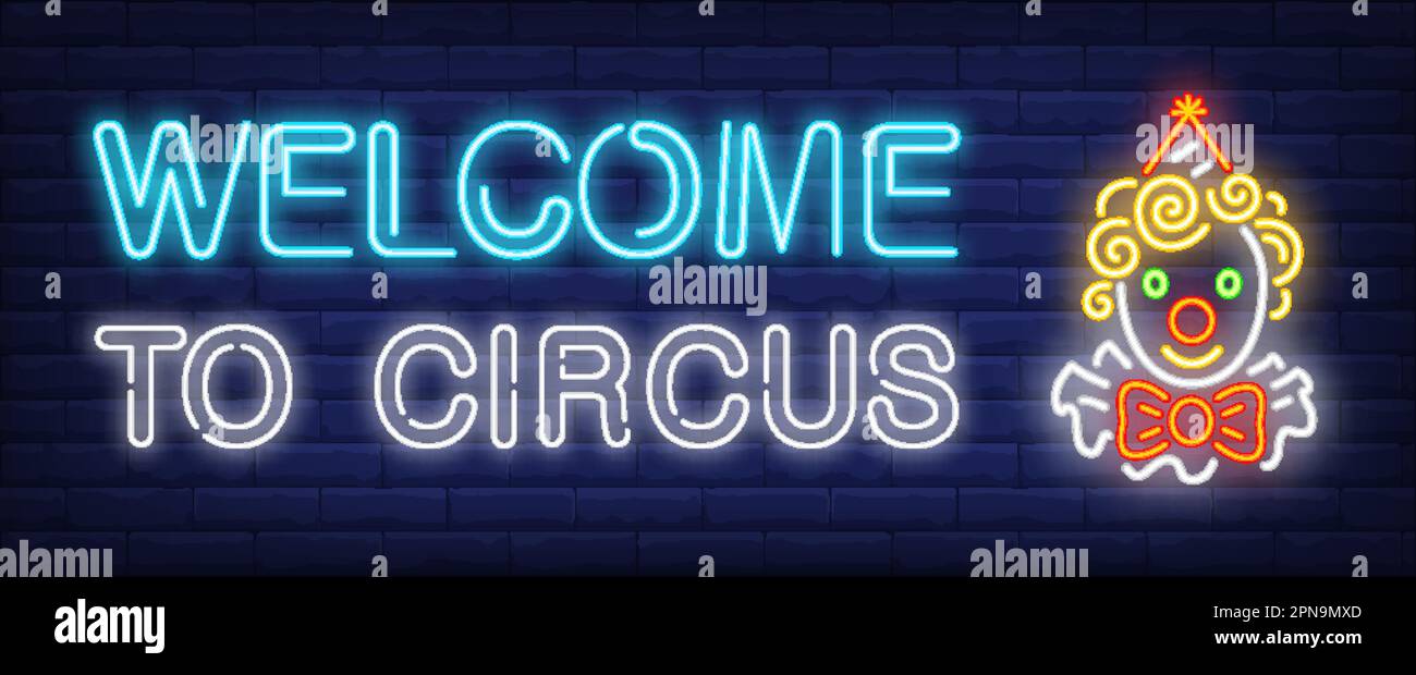 Circus circus neon clown sign hi-res stock photography and images - Alamy