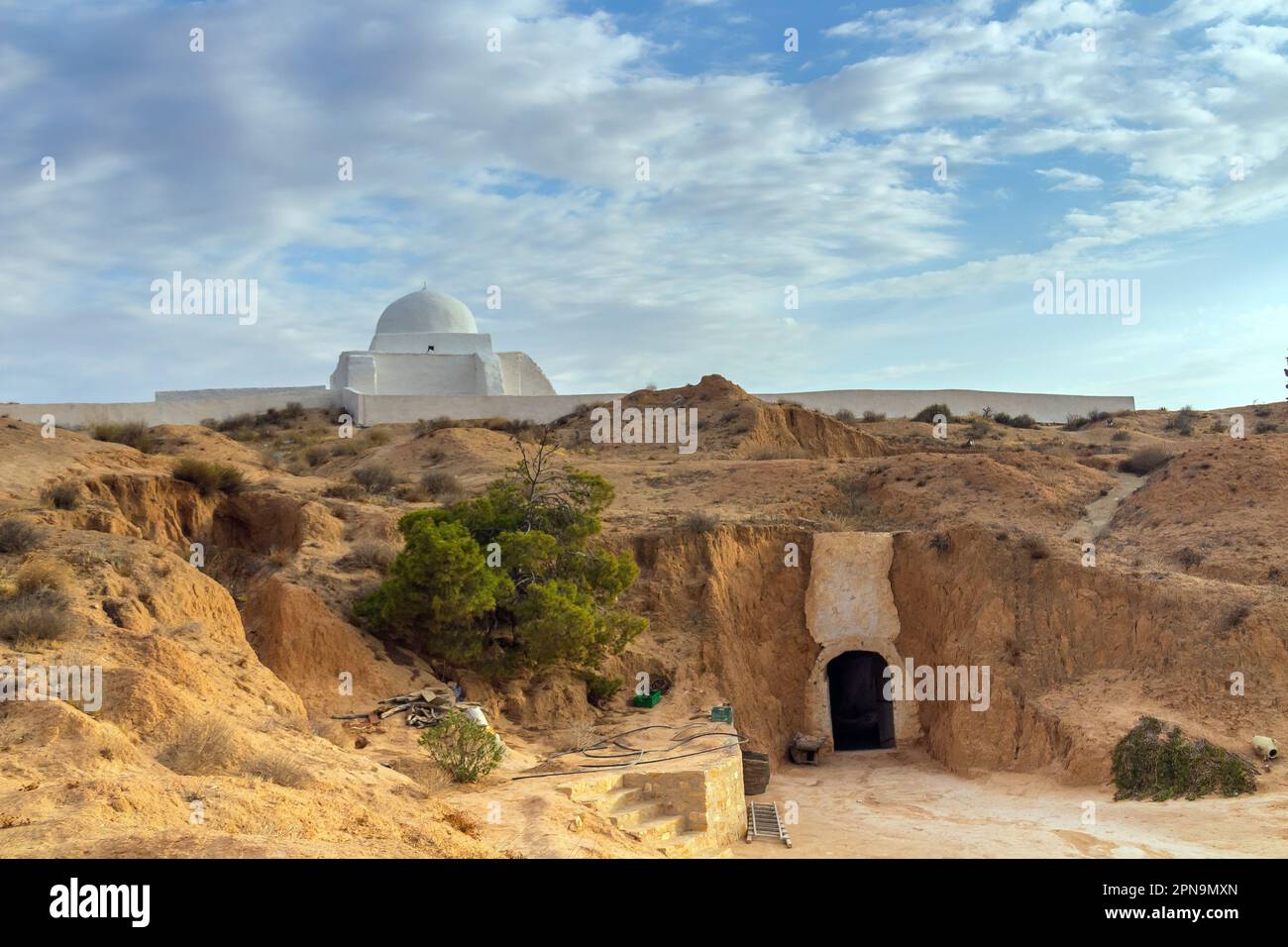 Matmata, a Berber town with unique underground dwellings in Tunisia ...