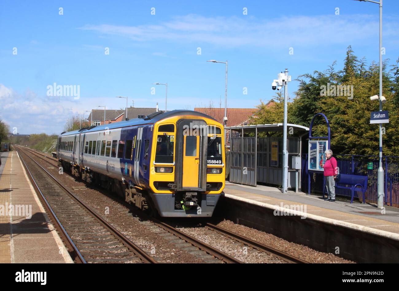 Northern trains class 158 super sprinter dmu, 158849, at platform 1, in ...