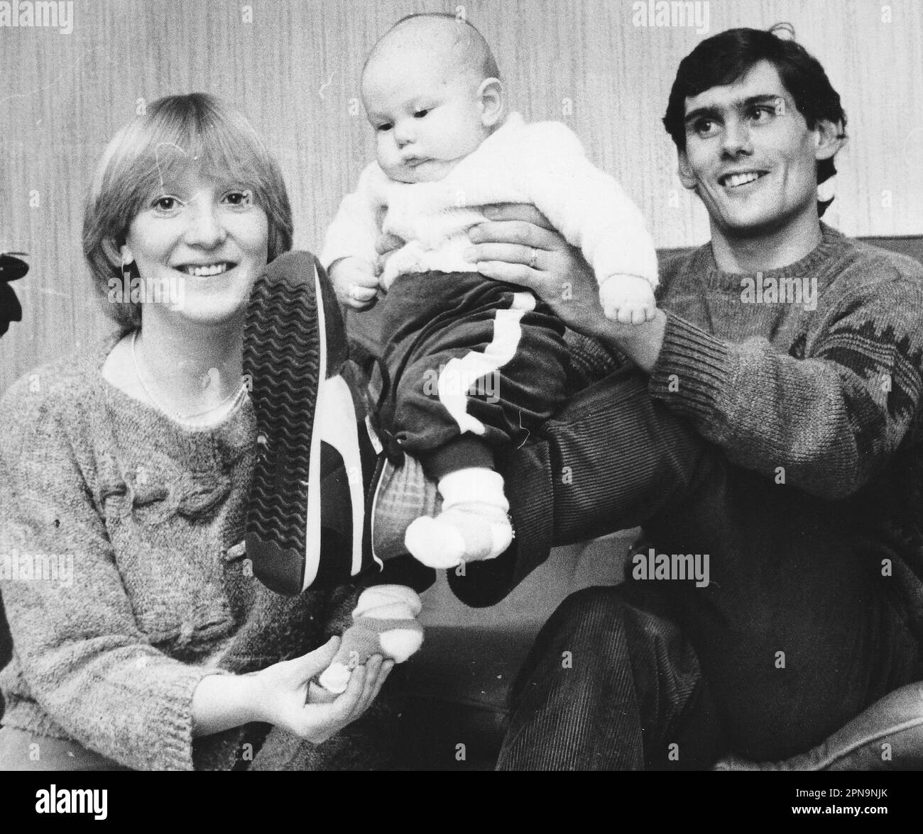 BOGNOR GOAL HERO GEOFF COOPER , CELEBRATES WITH HIS WIFE KAREN AND ...